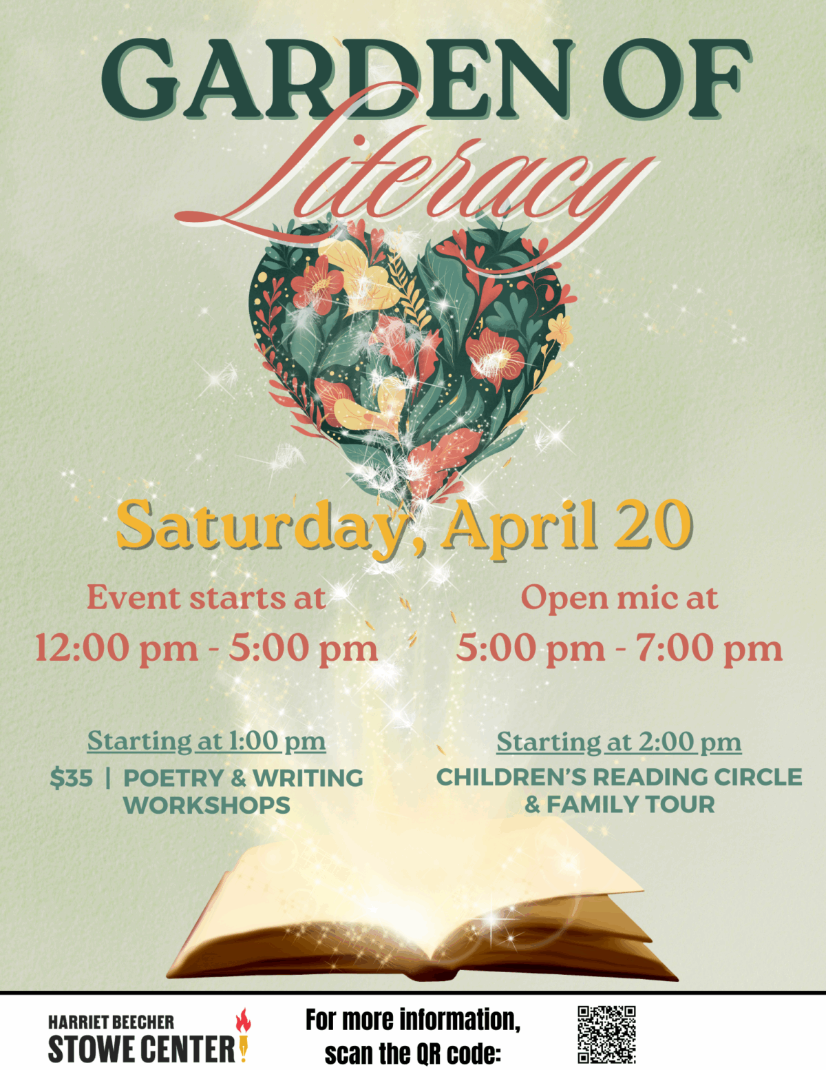 GARDEN OF LITERACY – Stowe Center for Literary Activism