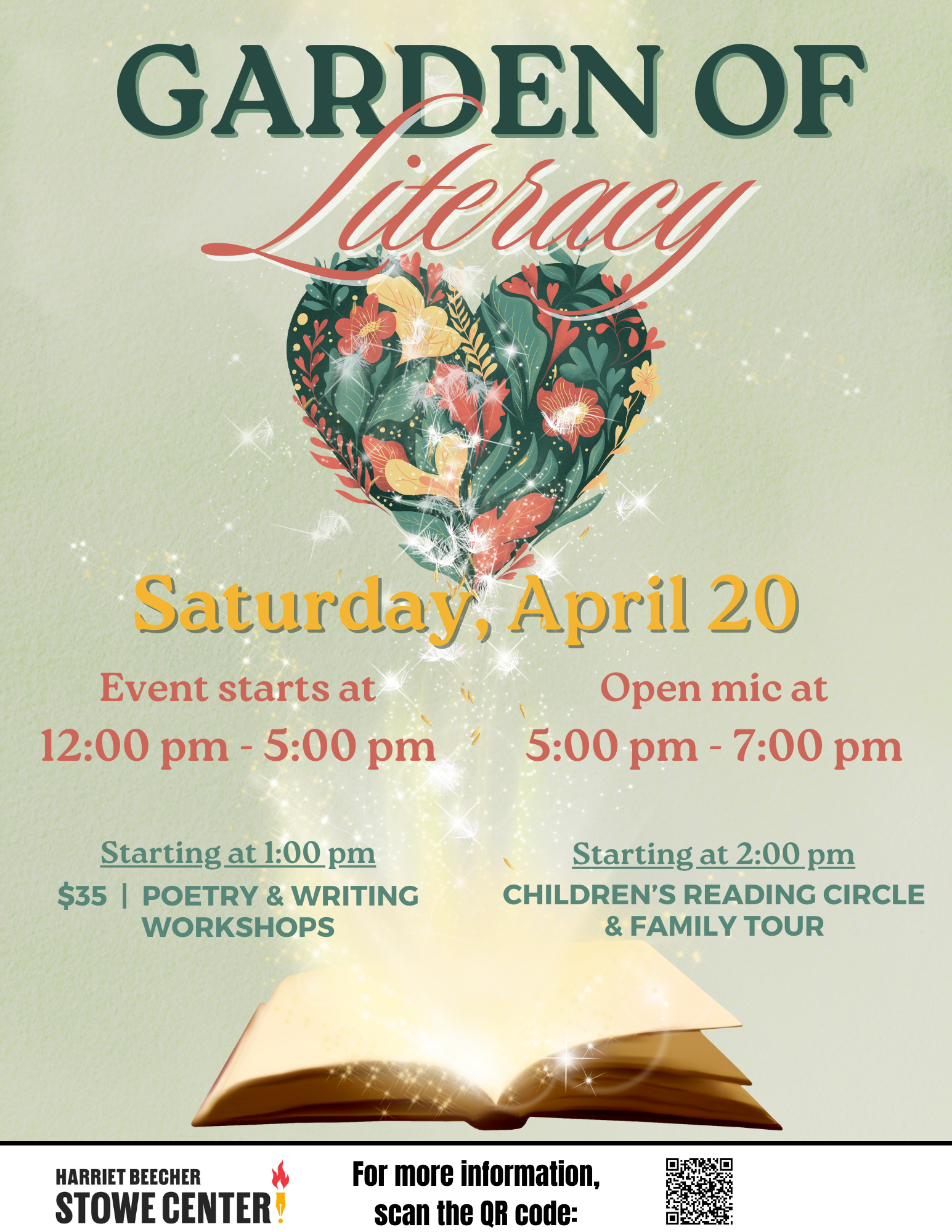 GARDEN OF LITERACY – Stowe Center for Literary Activism